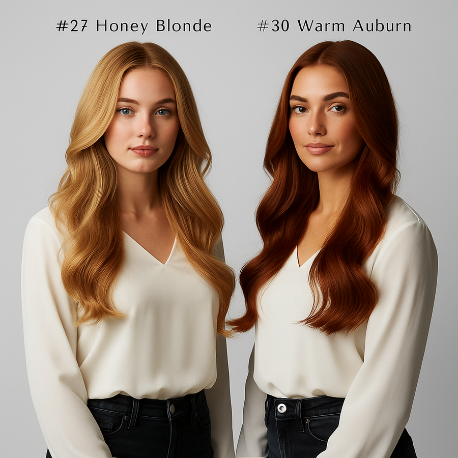 27 vs 30 Hair Color: Which Warm Tone is Your Perfect Match? – WIGI Hair