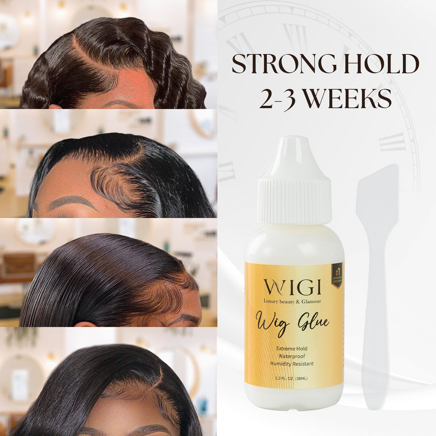WIGI Premium Wig Glue 1.3 fl. oz. - Lace Glue Invisible, Strong Hold ...