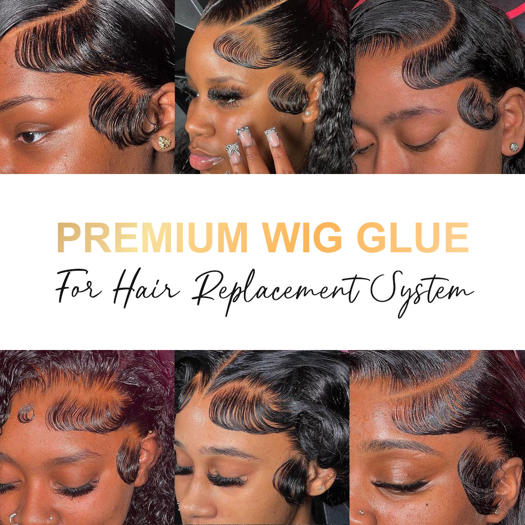 WIGI Premium Wig Glue 1.3 fl. oz. - Lace Glue Invisible, Strong Hold ...